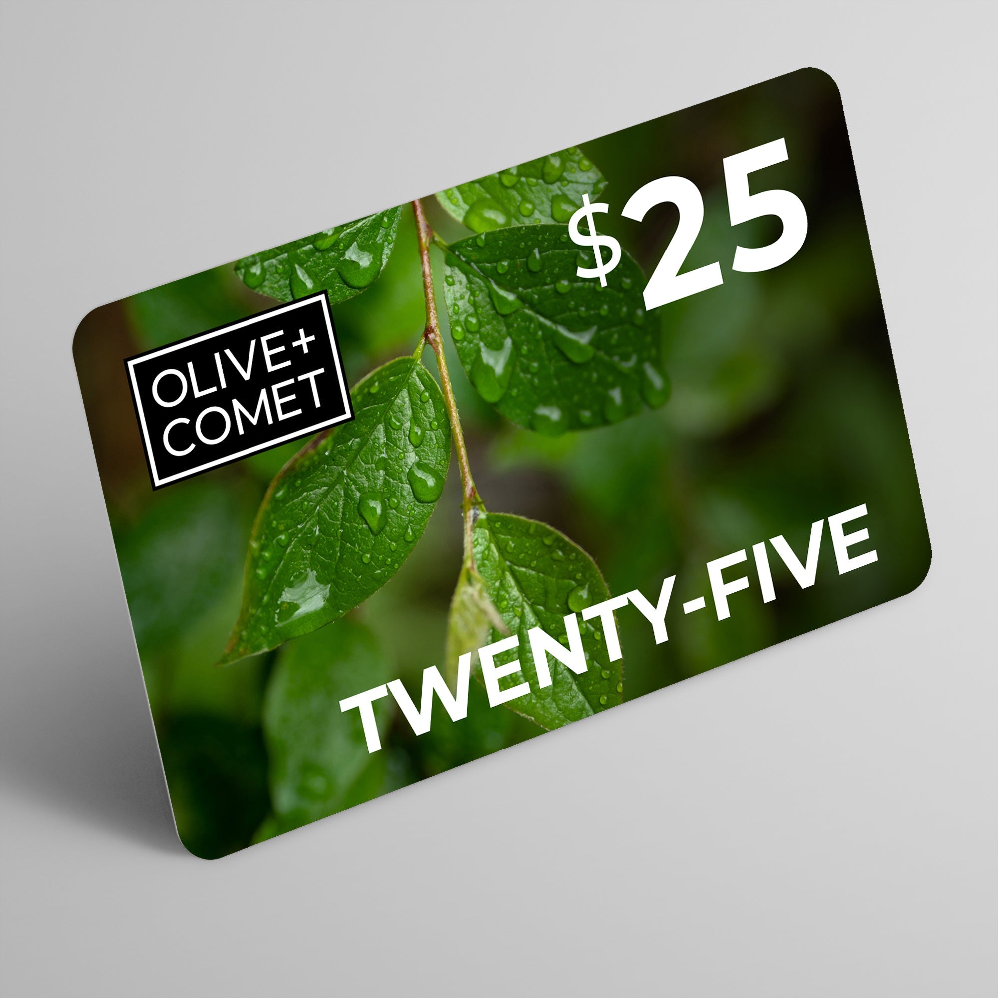 Olive+Comet digital gift cards. The sustainable way to gift gear.